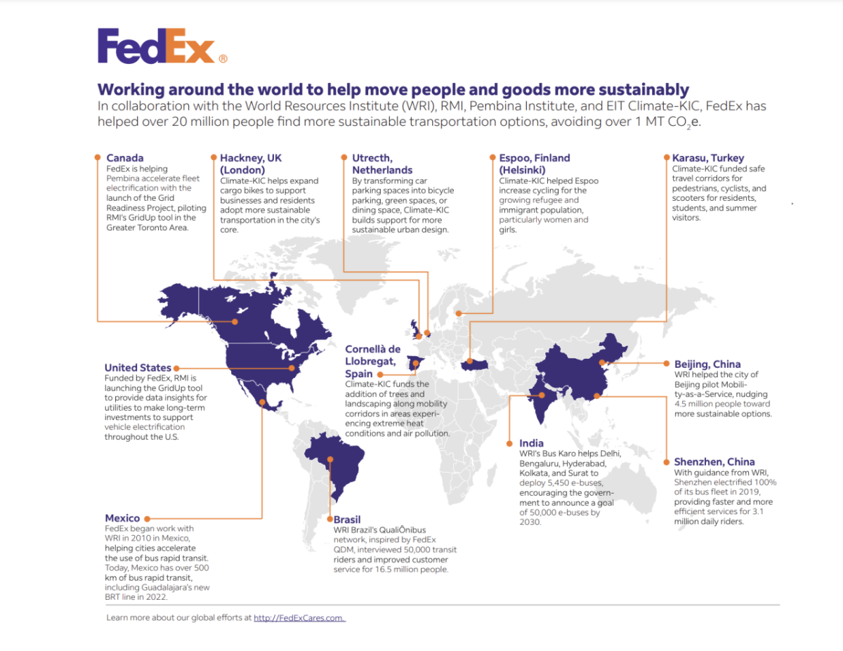 FedEx and EIT Climate-KIC Propel Sustainable Mobility
